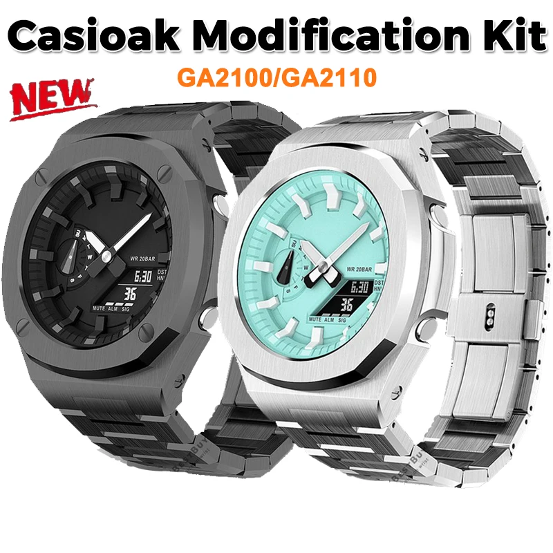 Luxury-For-Casioak-Modification-Kit-GA2100-Nautilus-Metal-Bezel-Mod-Kit ...