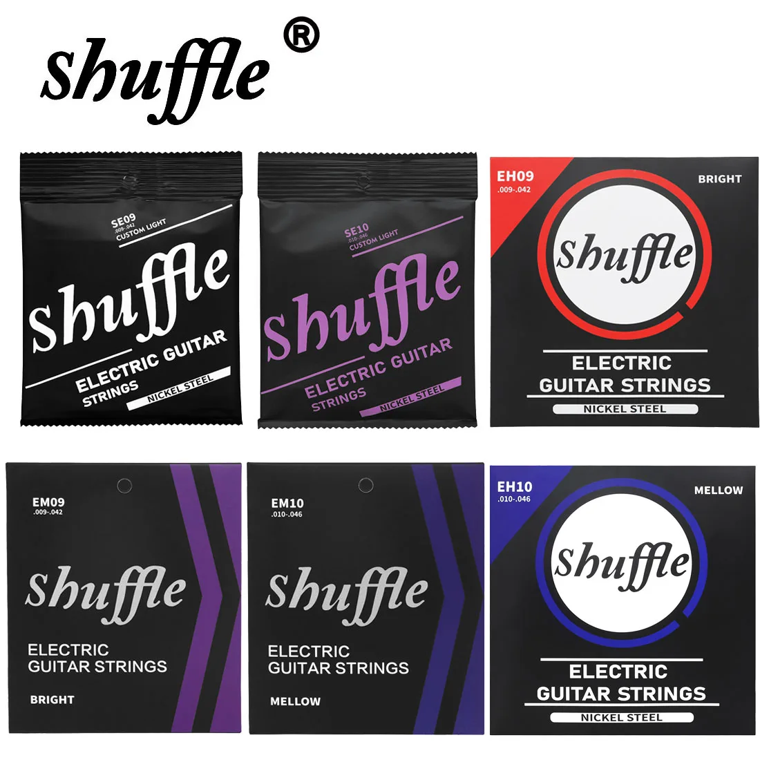 Shuffle-Electric-Guitar-Strings-Hexagonal-Alloy-Beginner-s-Practice ...