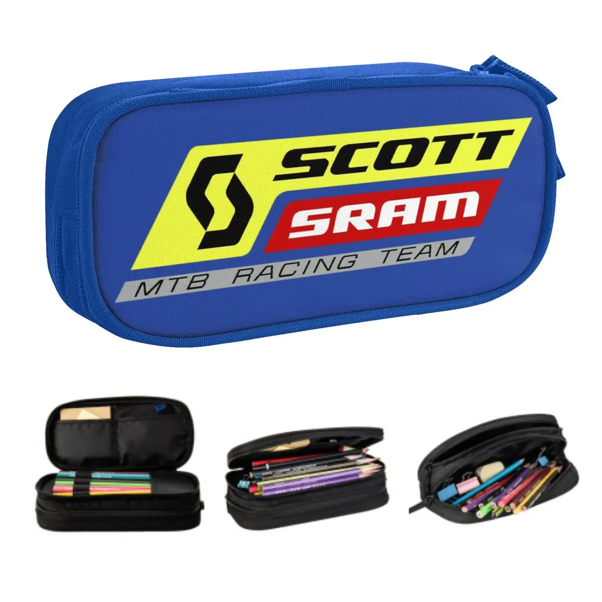 Custom Luxury Bike Scotts Bicycle Cute Pencil Cases Girls Boys Big ...
