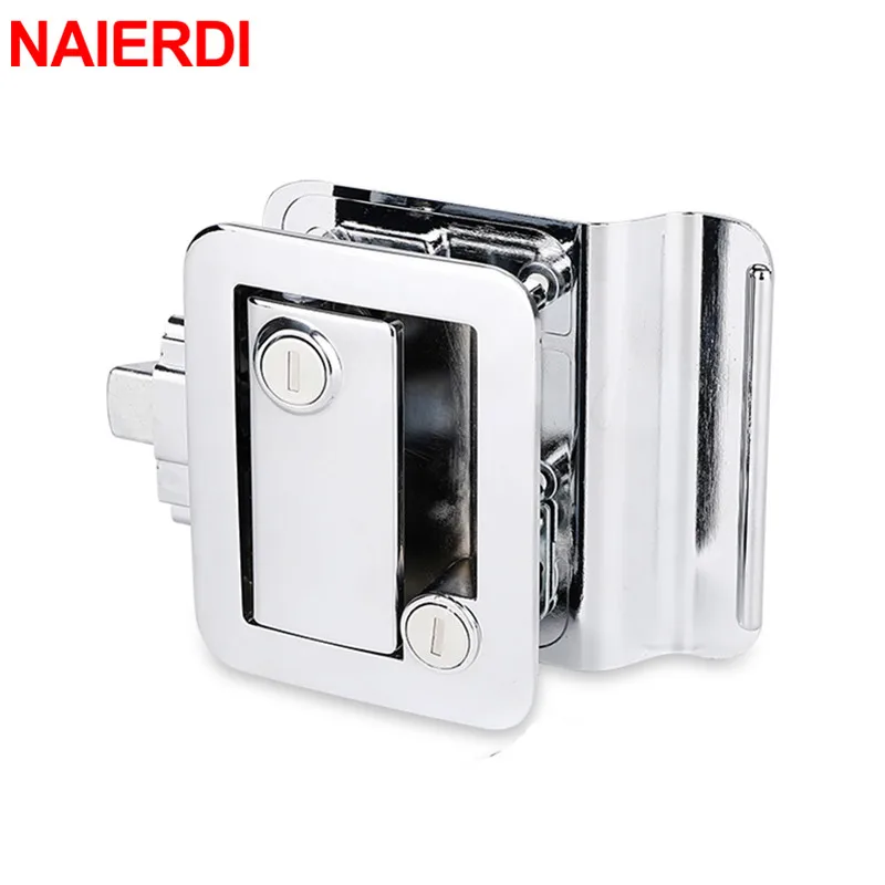 NAIERDI Zinc Alloy Camper Car Push Door Lock Handle RV Trailer Caravan ...