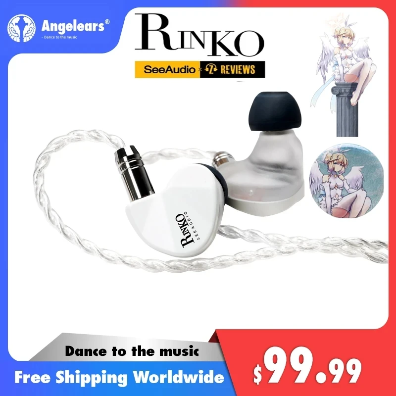 SeeAudio-x-Z-Review-White-Rinko-Hybrid-Earphone-1DD-1Planar-In-ear ...