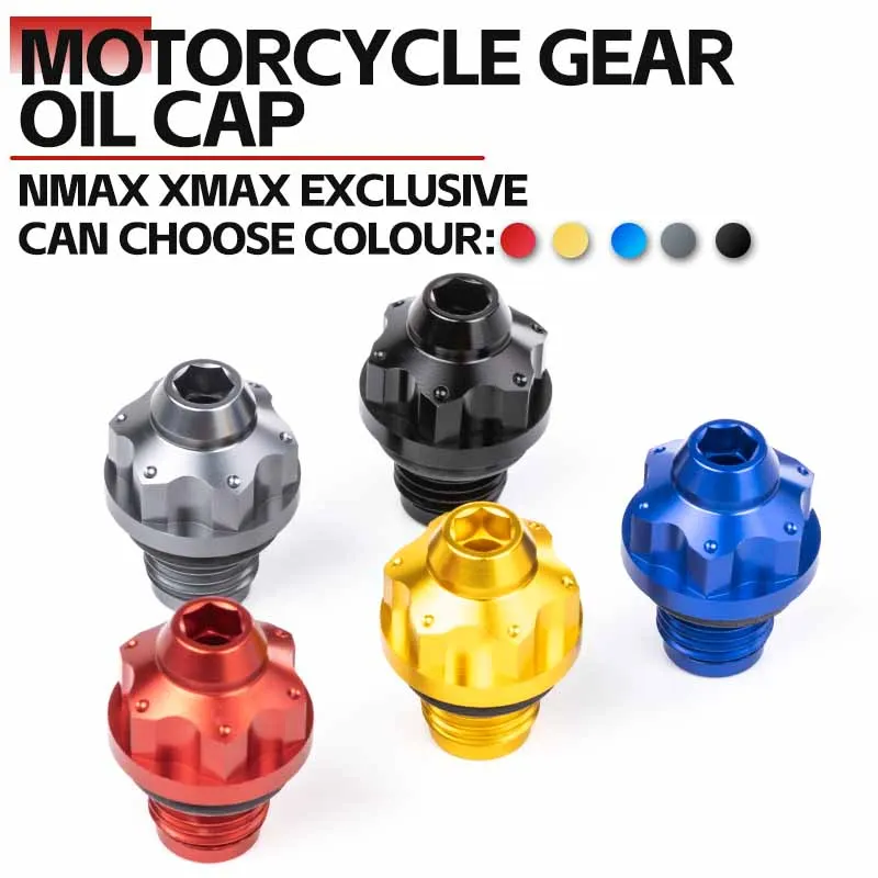 Motorcycle-Accessories-Gear-Oil-Tank-Cap-Cover-Screw-For-YAMAHA-XMAX ...