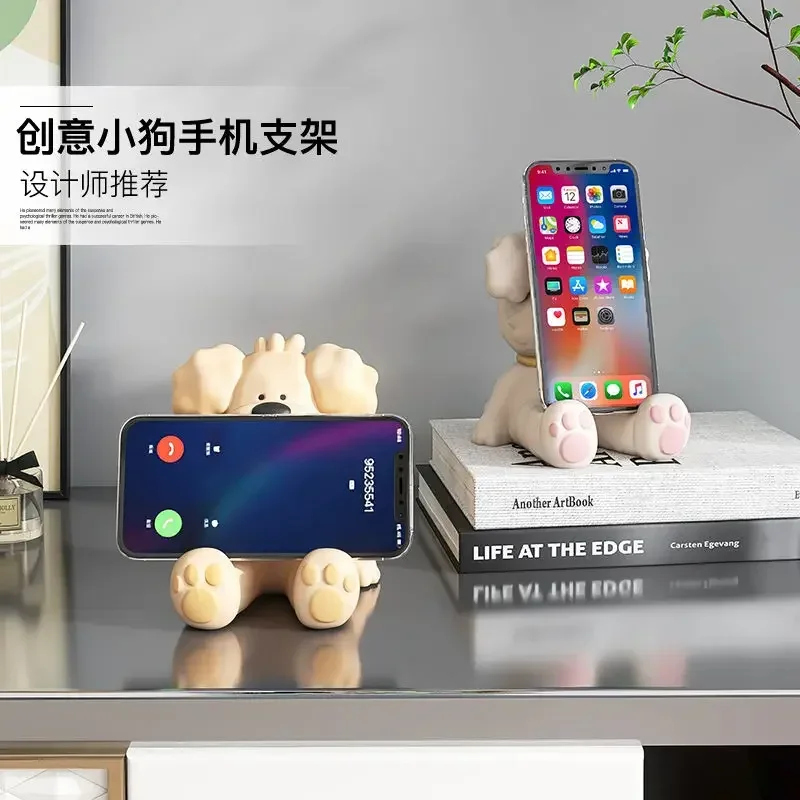 Cartoon-Mobile-Phone-Stand-Ornaments-Home-Accessories-Living-Room-Home ...