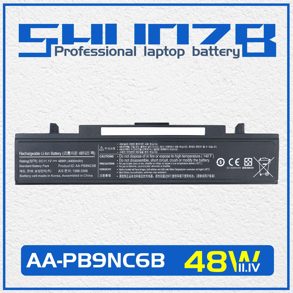 AA-PB9NS6B-Laptop-Battery-For-Samsung-R580-R540-R519-R525-R428-R528 ...