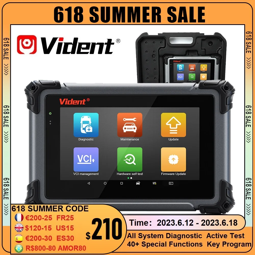 Vident – Ismart800 Pro Scanner Pour Tout Système, Outil De Diagnostic ...