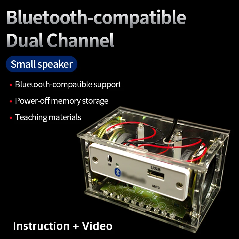 DIY-Bluetooth-compatible-Speaker-Kit-Electronics-Soldering-Project ...