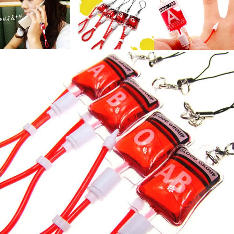 5-Styles-Blood-Bag-Keychain-Creative-Cool-A-B-O-AB-RH-Sick-Plasma-Pack ...