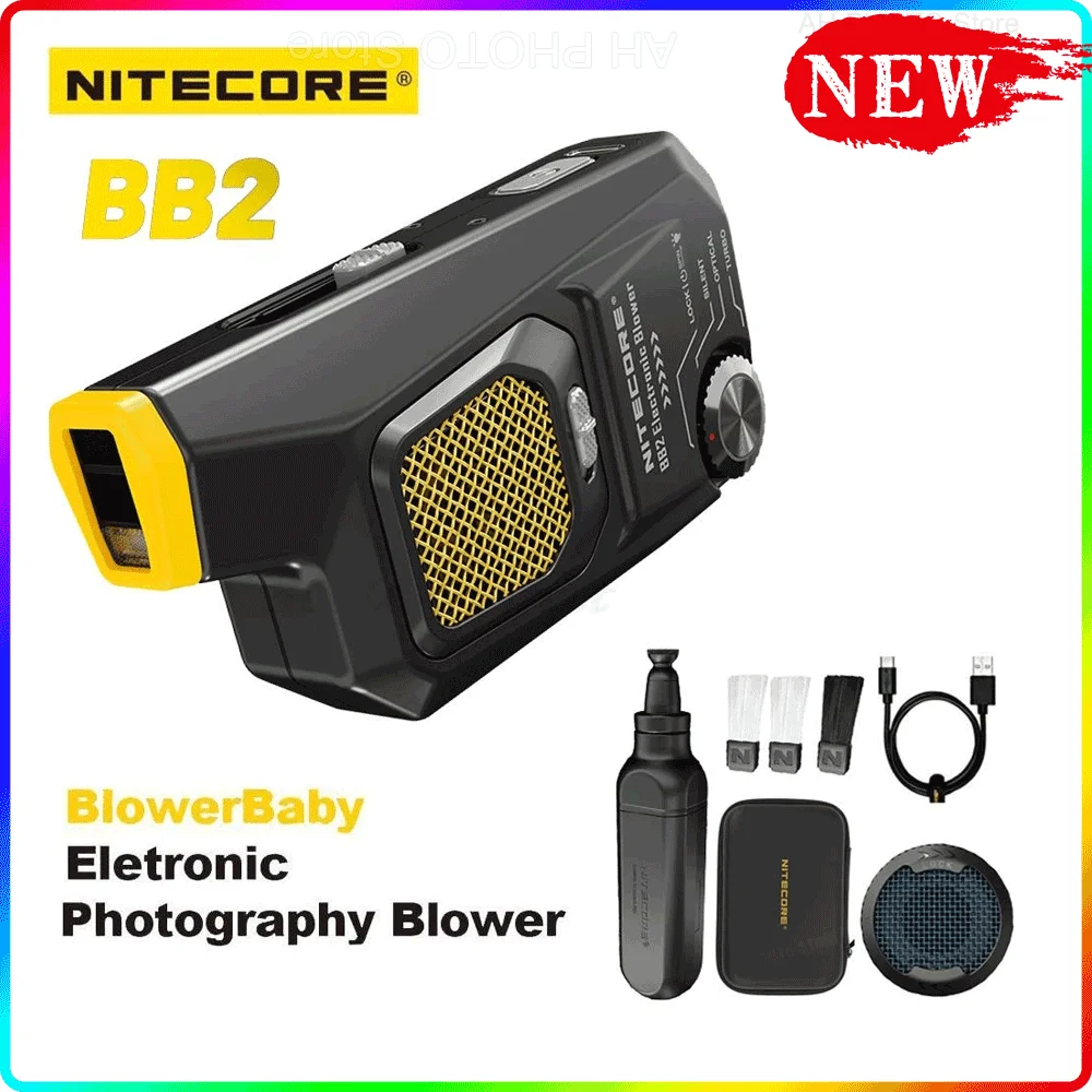 Nitecore BB2 Electronic BlowerBaby Photography Blower Multi Function Purpose Lightweight ...