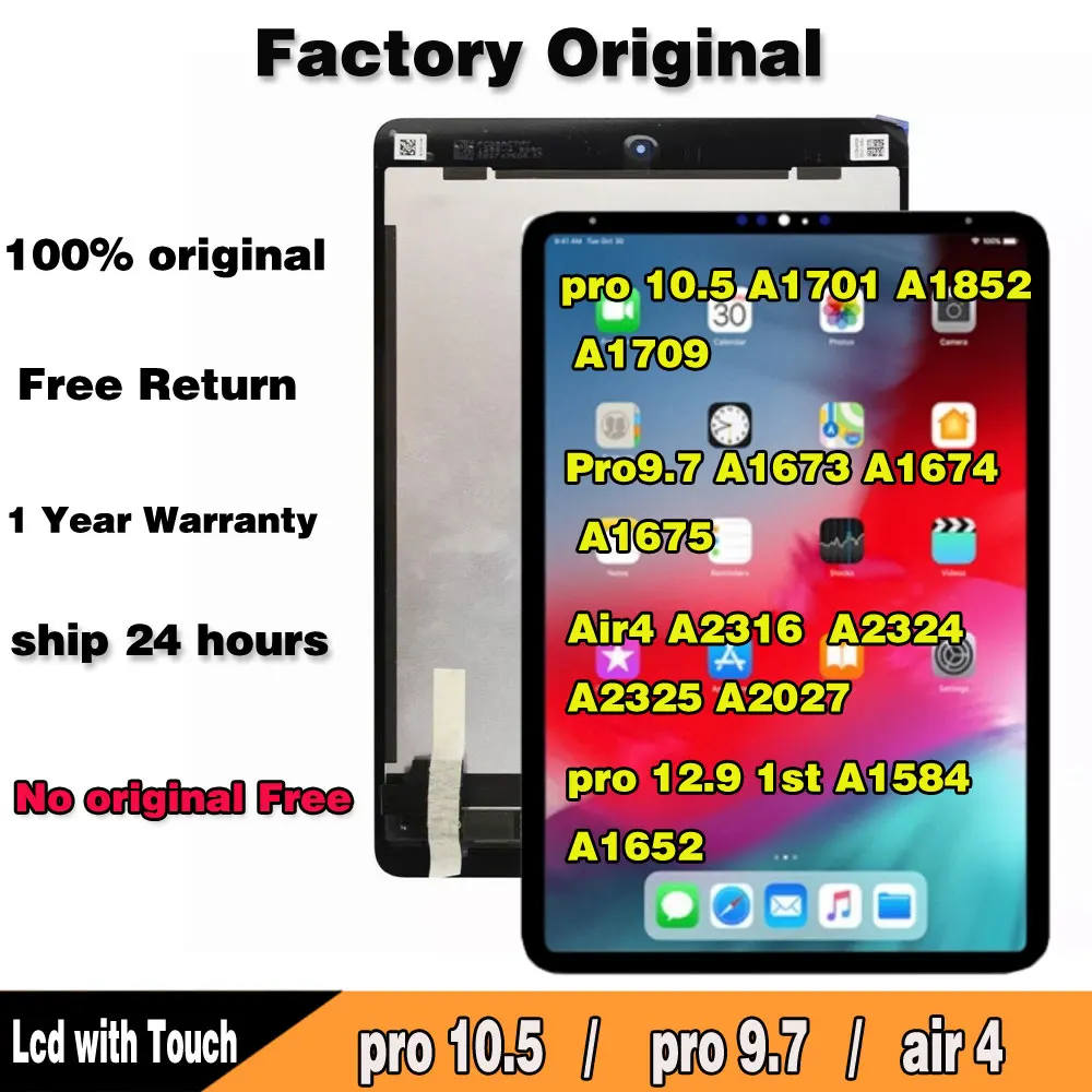 Original-Refurbish-Display-For-Ipad-pro-10-5-9-7-air-3-A2123-A1854 ...