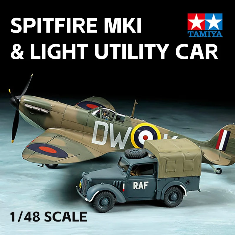 TAMIYA-Assembly-Model-Kit-25211-UK-Spitfire-Mk-I-Fighter-with-10HP ...