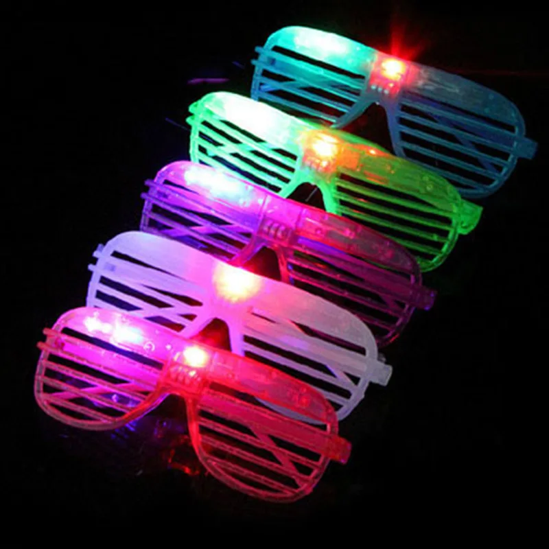 Led Glasses Neon Party Flashing Glasses Luminous Light Glasses Bar ...
