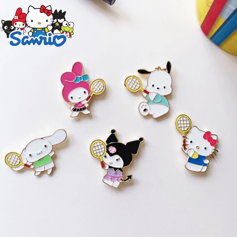 Sanrio-Sports-Badge-Kuromi-Cinnamoroll-Hello-Kitty-Mymelody-Pachacco ...