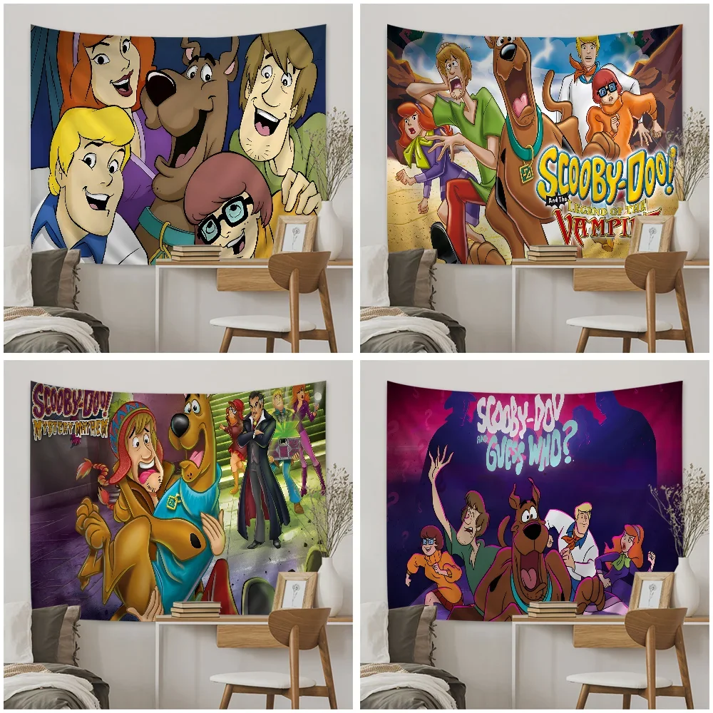 S-Scooby-Cartoon-Doo-DIY-Wall-Tapestry-Art-Science-Fiction-Room-Home ...