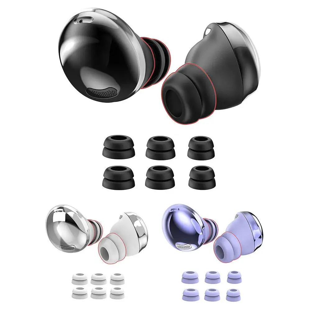 Silicone-Earbuds-Anti-slip-Anti-lost-Comfortable-Ear-Caps-Compatible ...
