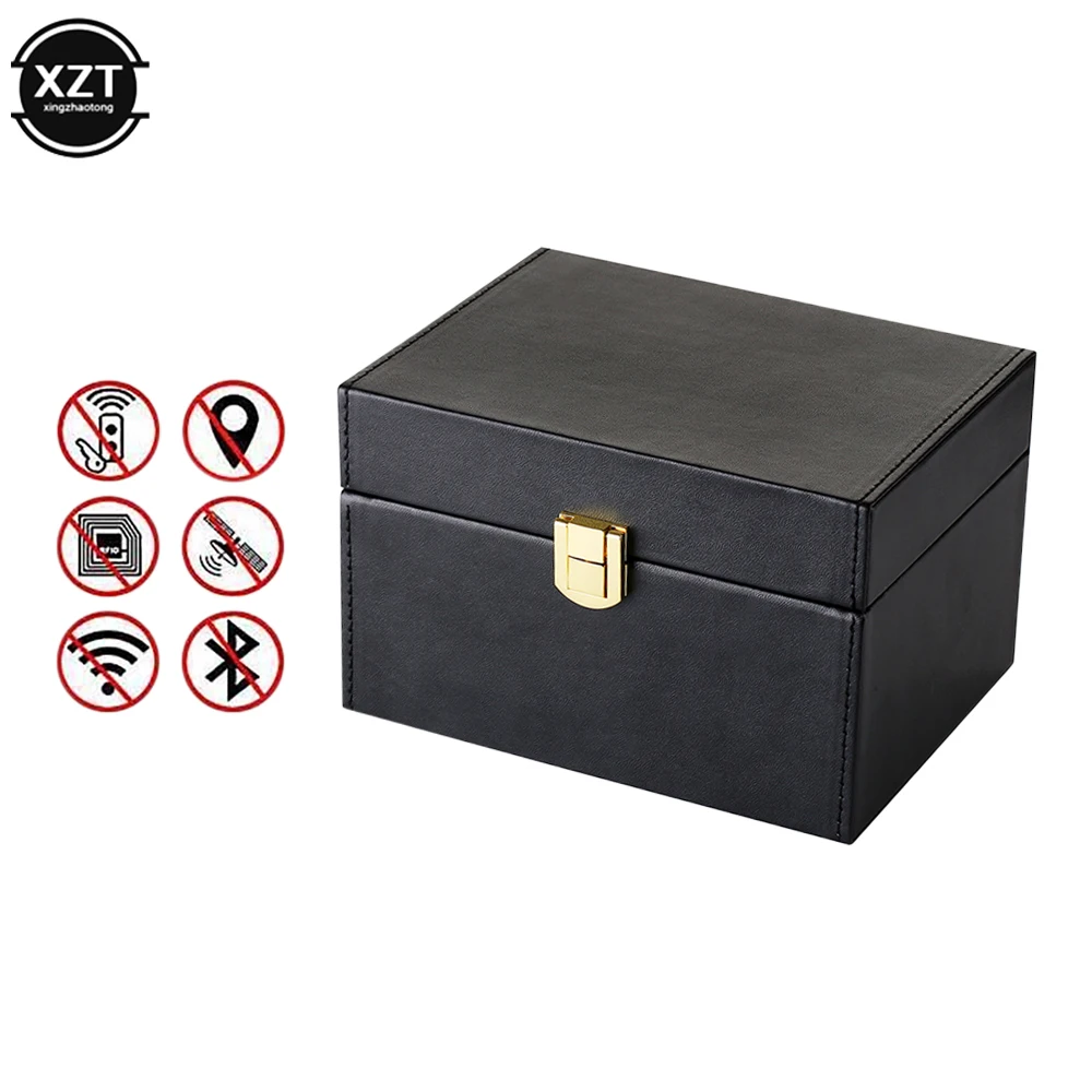 Signal-Blocker-Box-Anti-Theft-Faraday-Car-Key-Box-Storage-Car-Shielding ...