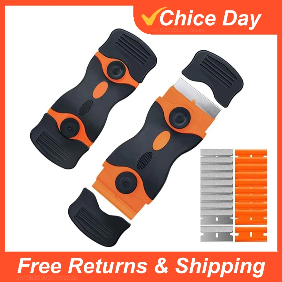 21pcs-Razor-Blade-Scraper-Double-Edge-Razor-Scraper-Remover-Tool-with ...