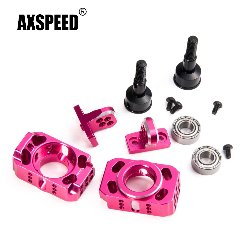 AXSPEED Aluminum Alloy Adjustable Steering Suspension Knuckle Kit for ...