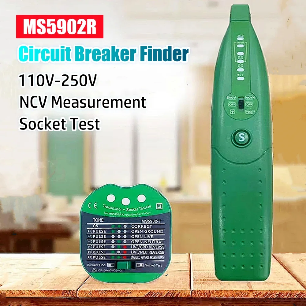 MS5902R-Circuit-Breaker-Finder-Automatic-Socket-Tester-Wire-Short ...