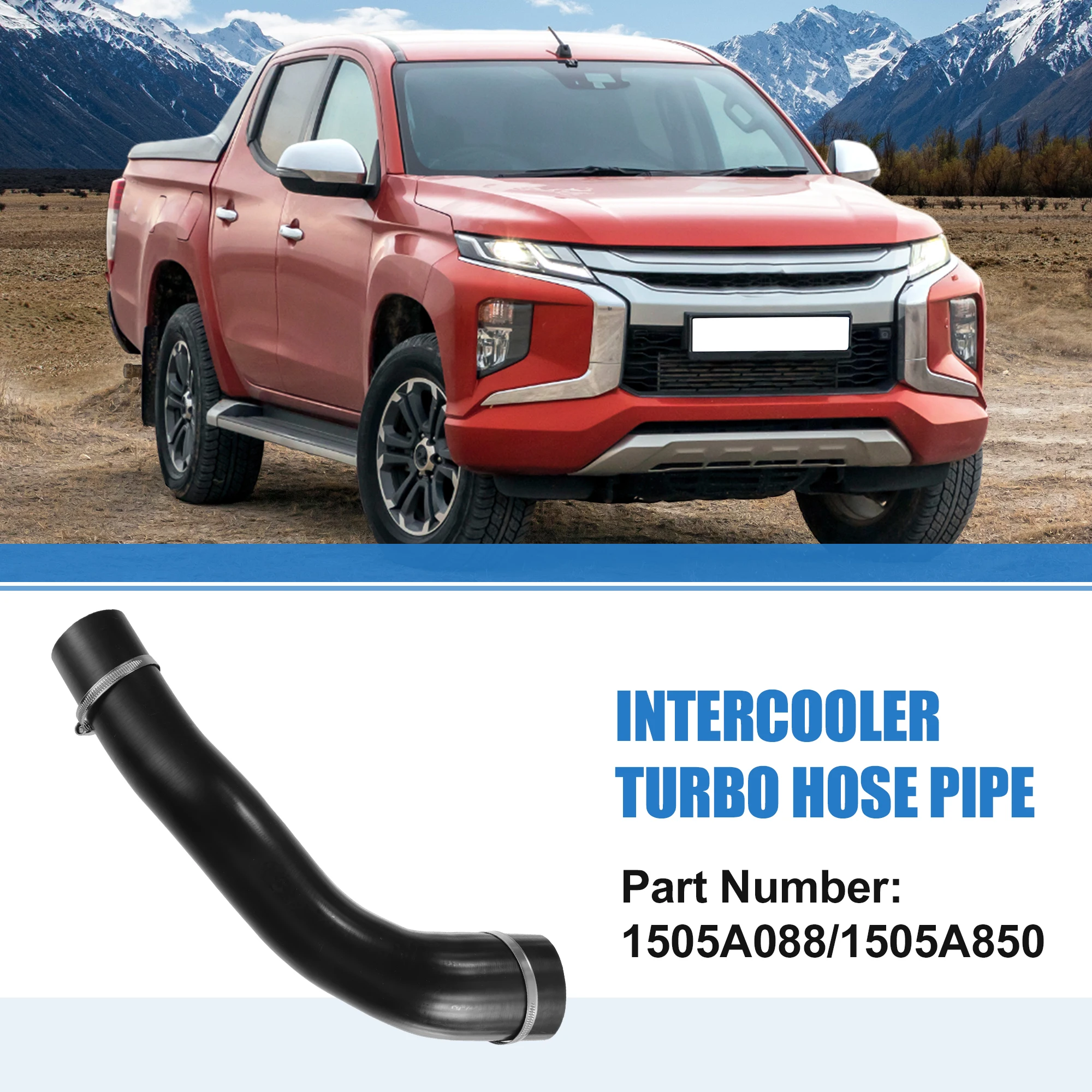 UXCELL-1-Set-Intercooler-Turbo-Hose-Pipe-for-Mitsubishi-L200-1505A088 ...
