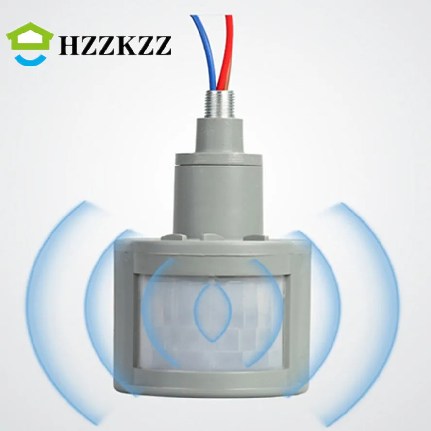 HZZKZZ interruptor de luz LED con Sensor de movimiento, interruptor automático infrarrojo PIR ...