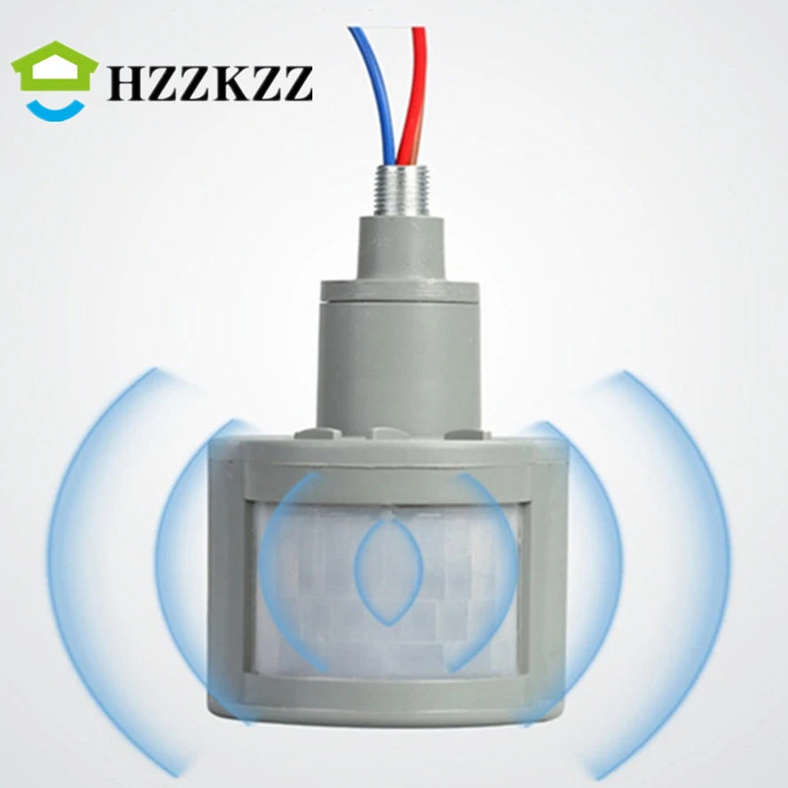 HZZKZZ interruptor de luz LED con Sensor de movimiento para exteriores ...