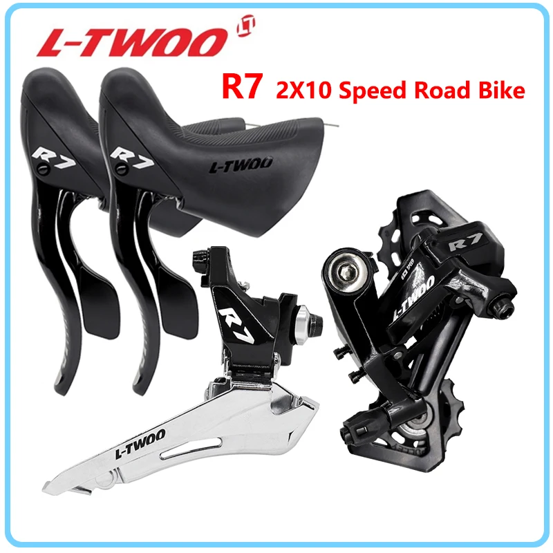 LTWOO-R7-2X10-Speed-Groupset-for-Road-Bike-Shift-Lever-Front-Rear-Derailleur-Compatible-Shimano ...