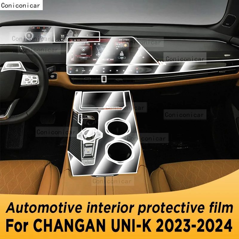 For-CHANGAN-UNI-K-2023-2024-Gearbox-Panel-Navigation-Automotive-Interior-Screen-TPU-Protective ...