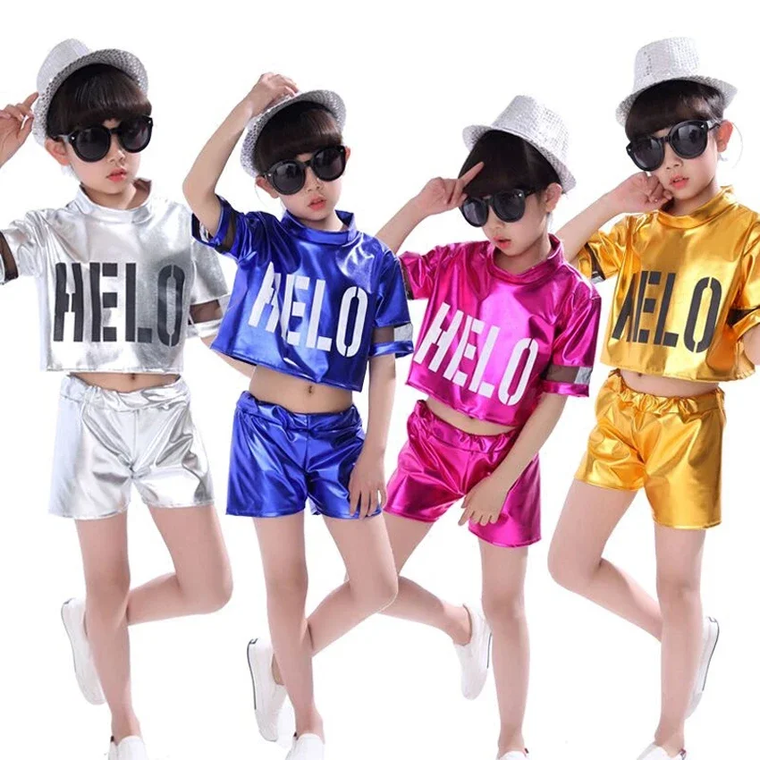 Children-Modern-Jazz-Dance-Costumes-Ballroom-Kids-Girls-Cheerleading ...