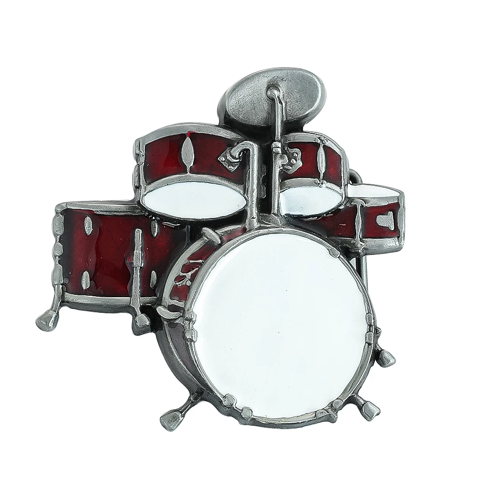 Creative-Design-Drum-Kit-Zinc-Alloy-Music-Belt-Buckle-Casual-Retro ...