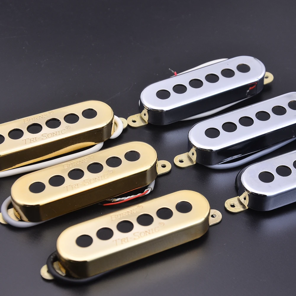 1 Set 6 Strings Burns Tri-sonic Single Alnico Pickups For Electric Guitar