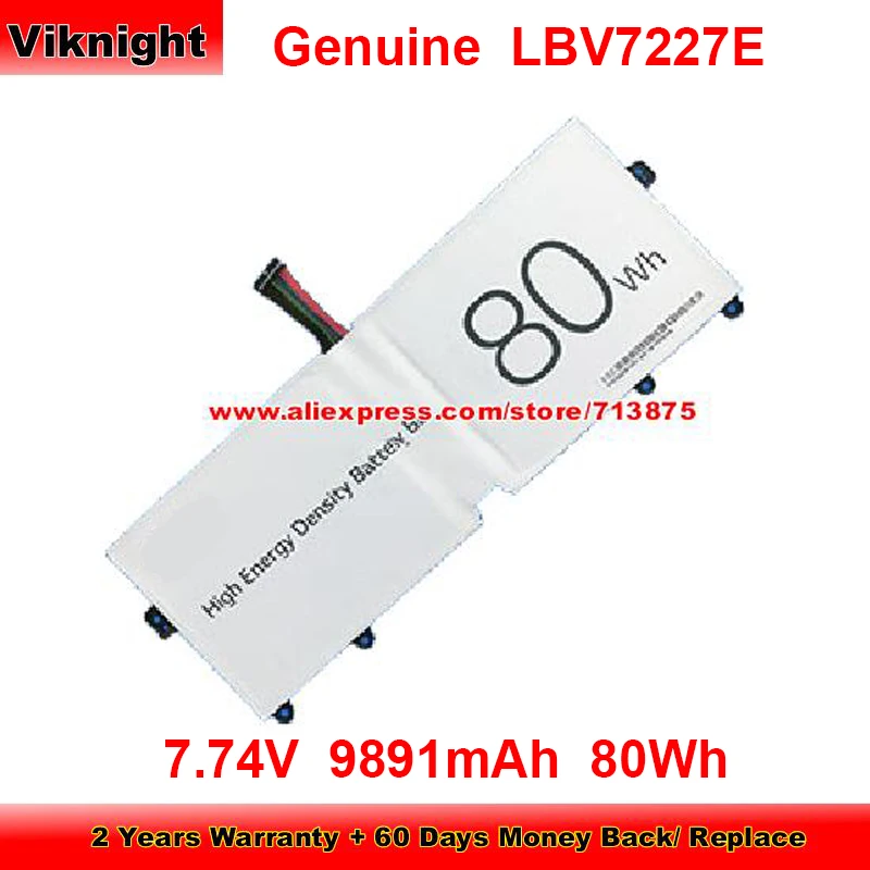Batería genuina LBV7227E para Lg Gram 17Z90N 2ICP6/90/114 7,74 V ...