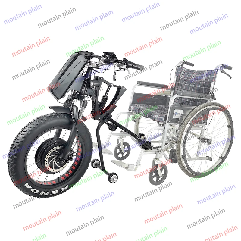 Electric-Handcycle-Wheelchair-Attachment-Handbike-Kit-with-13ah-Battery ...