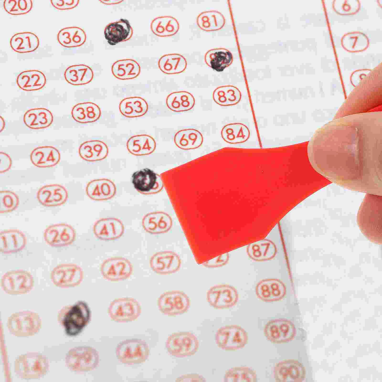 20 Pcs Lottery Scratch Tool Sticker Scraper Ticket Tools Portable Card ...