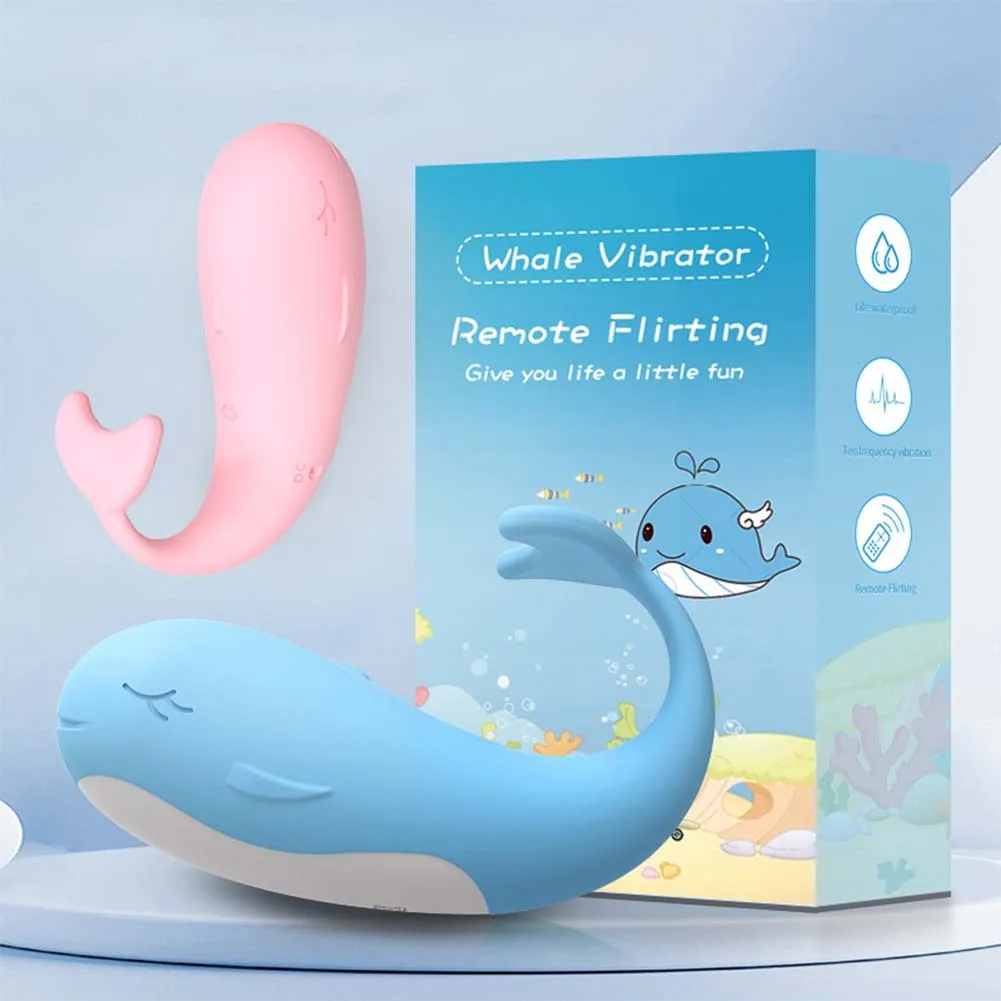 Small Whales Wireless Remote Control Jumping Egg Electric Silent-Vibrator Sucking Tool For ...