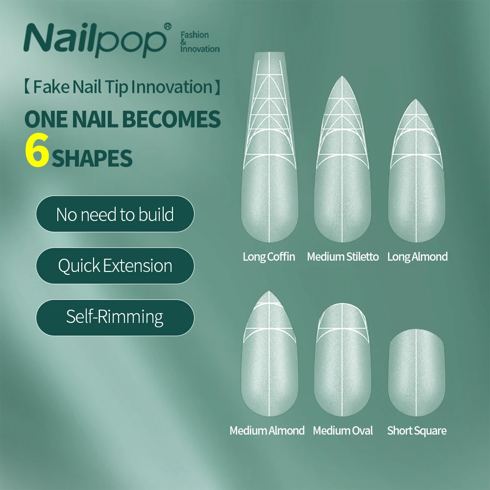 Nailpop-XL-Nail-Tip-With-Graduated-Auxiliary-Lines-Length-Coffin ...