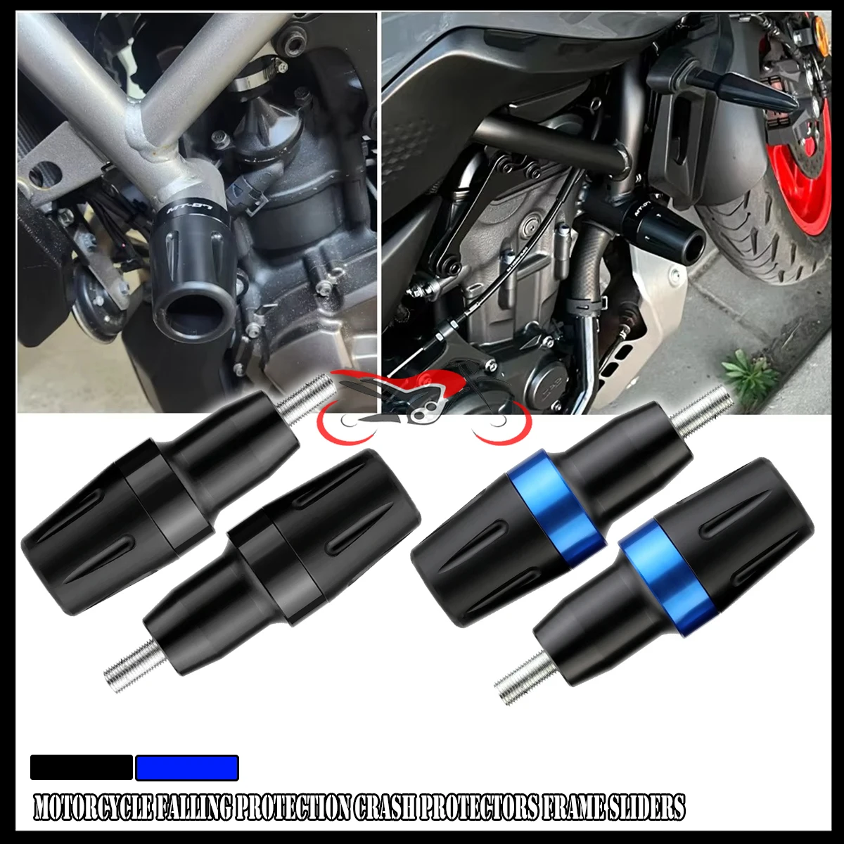Motorcycle Accessories Falling Protection Pad For YAMAHA MT07 2014-2025 ...