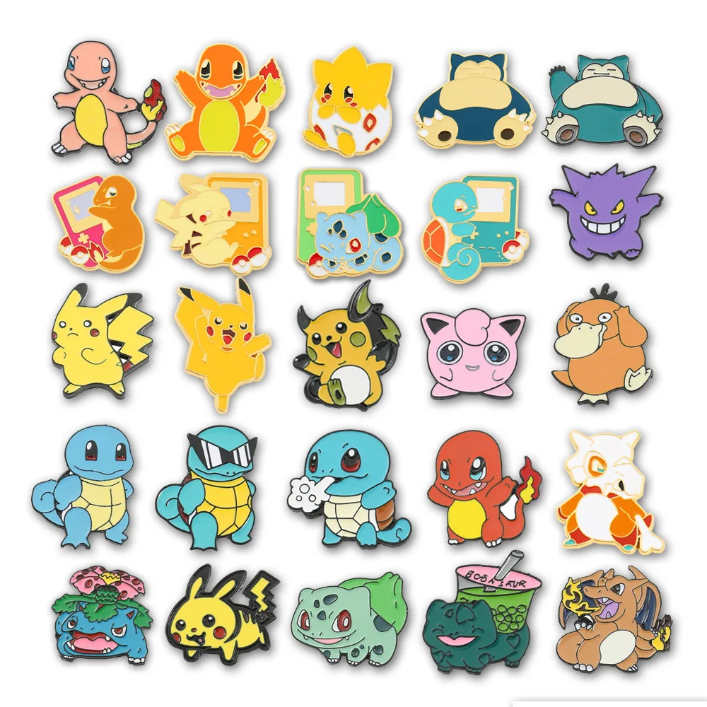 Ins-Trendy-Squirtle-Pokemon-Pang-Ding-Brooch-Pokemon-Golden-Badge-Bag ...
