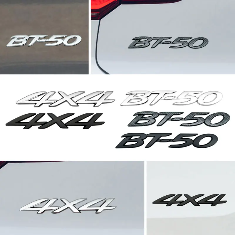 3D ABS Plastic Car Rear Tail Trunk Badge Sticker For Mazda BT50 BT 50 ...