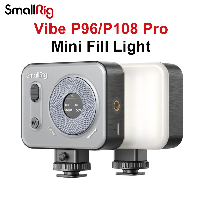 SmallRig-Vibe-P96-P108-Pro-Mini-Fill-Light-Rota-o-LED-port-til-regul ...