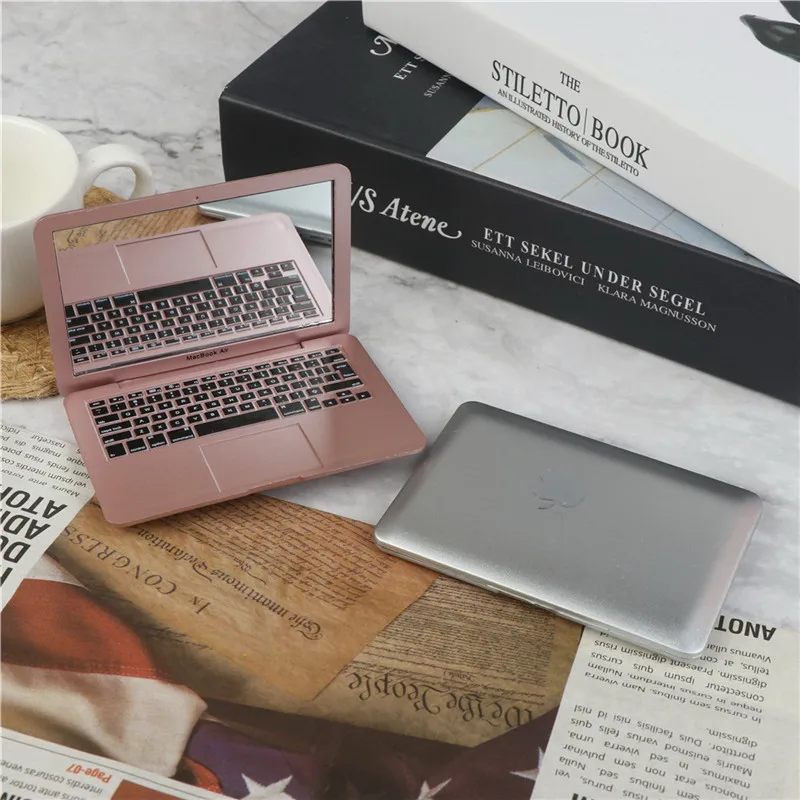 1PC Doll House Mini Computer Mini Computer Mirror Girl Mini Pocket ...