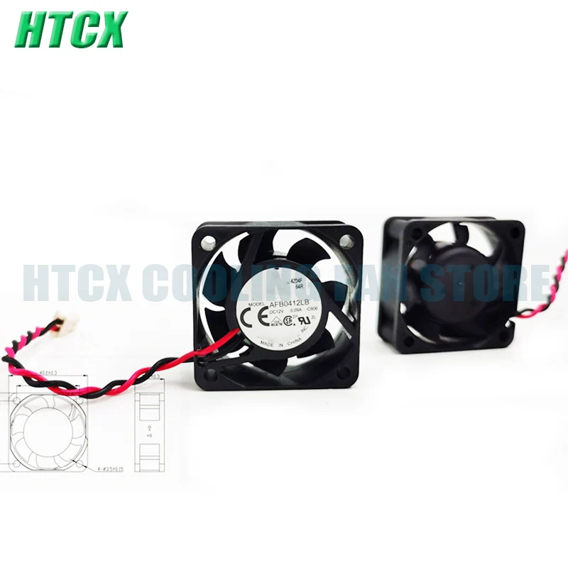 New-4015-12V-0-09A-3-wire-Dual-Ball-Speed-Measurement-Silent-Small-Fan ...
