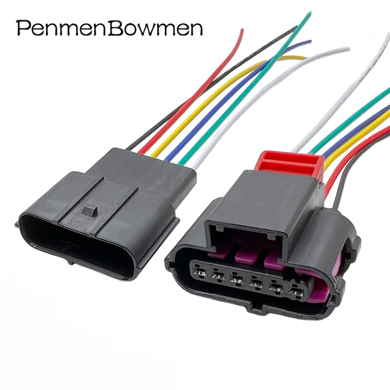 1-Pc-6-Pin-Car-Gas-Accelerator-Throttle-Pedal-Plug-Wire-Harness-Auto ...