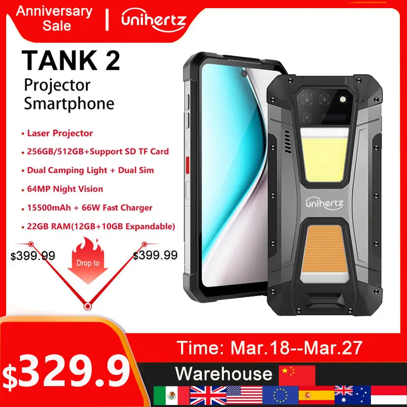 Unihertz-proyector-de-tel-fono-TANK-2-22GB-256GB-32MP-108MP-64MP-visi-n ...