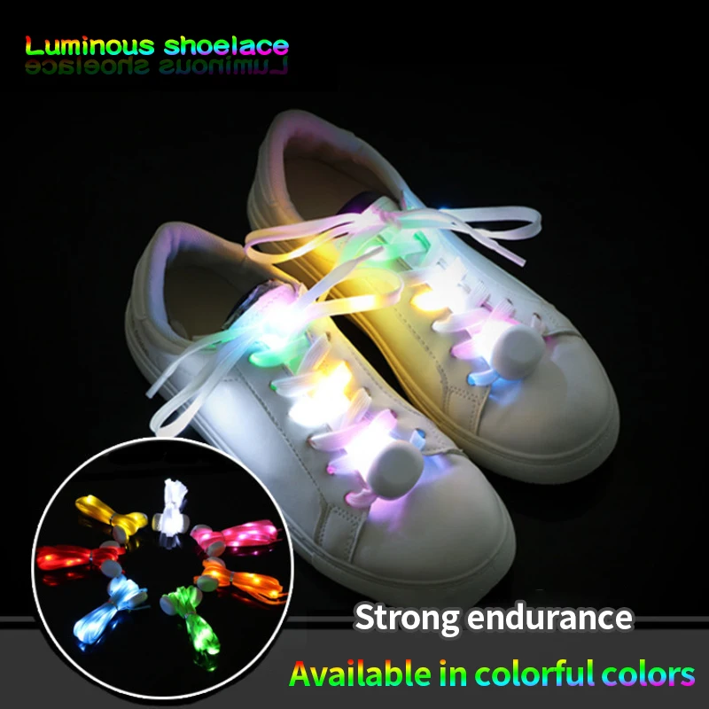 Nylon Shoe Strings | Nylon Shoelaces - 1pair Led Luminous Shoelaces ...