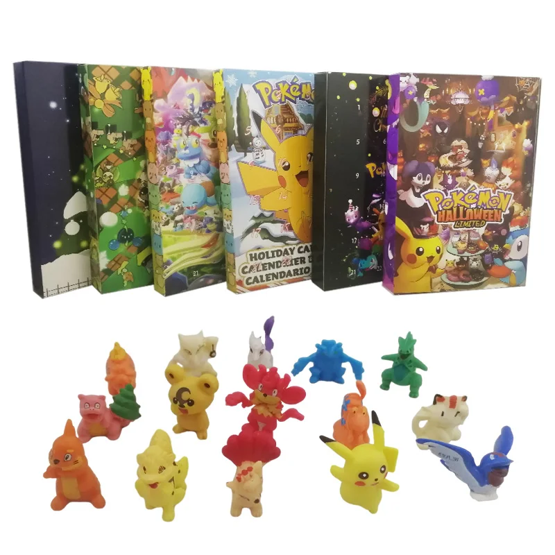 2024 Pokemon Advent Calendar Box Random Pikachu original Anime Action ...