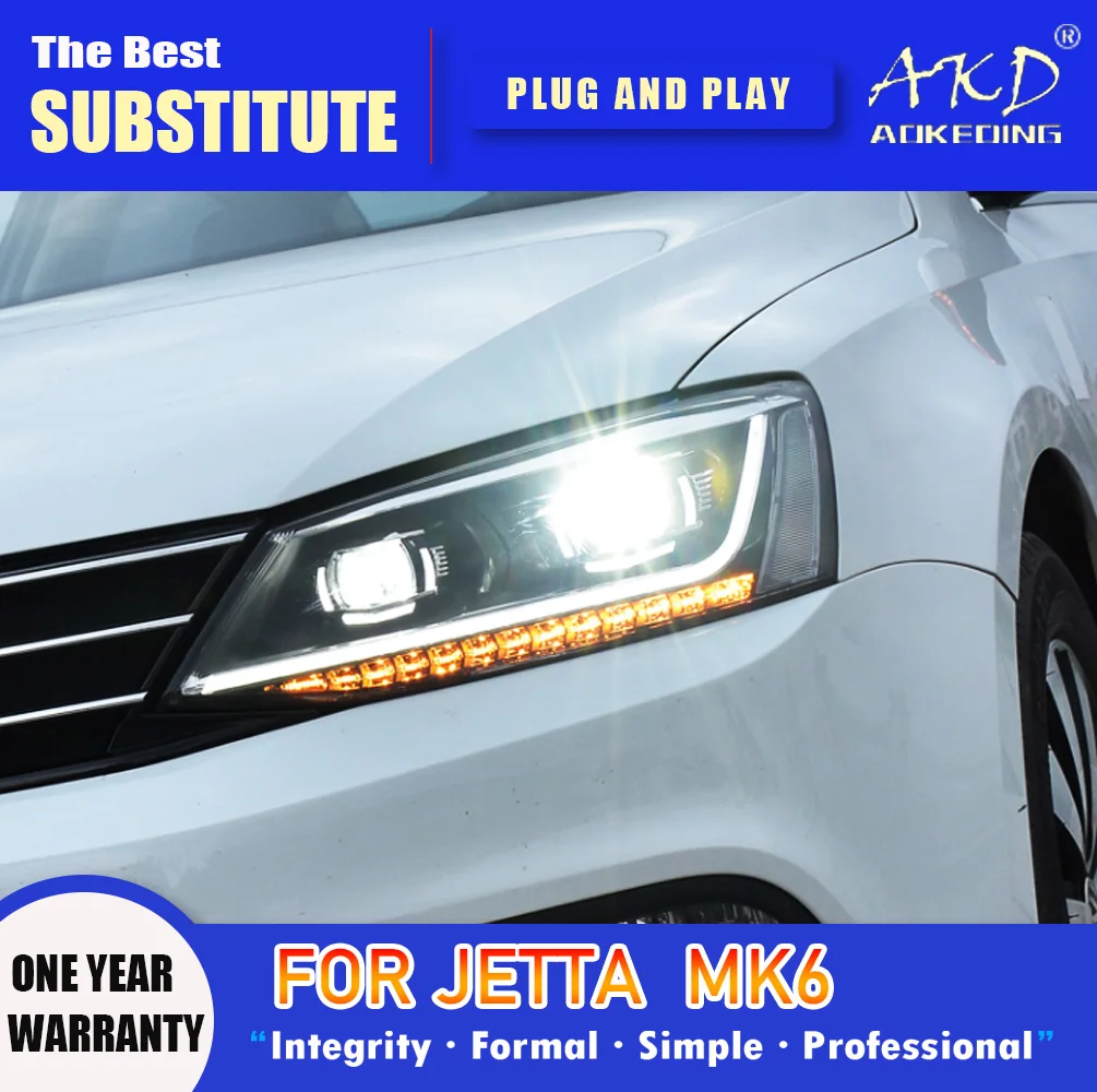 AKD-Head-Lamp-for-Jetta-Sagitar-MK6-LED-Headlight-2012-2016-Headlights ...