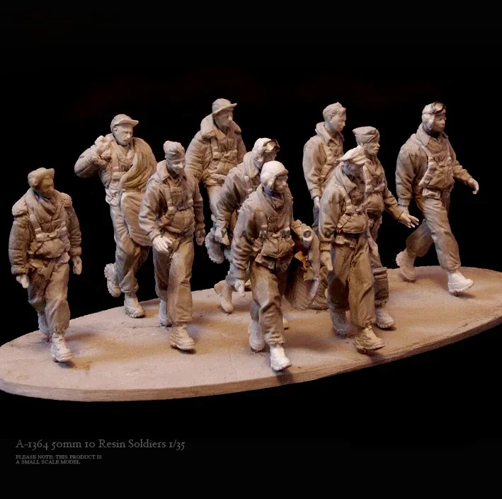 1-35-Resin-Soldier-model-kits-figure-colorless-and-self-assembled-10 ...
