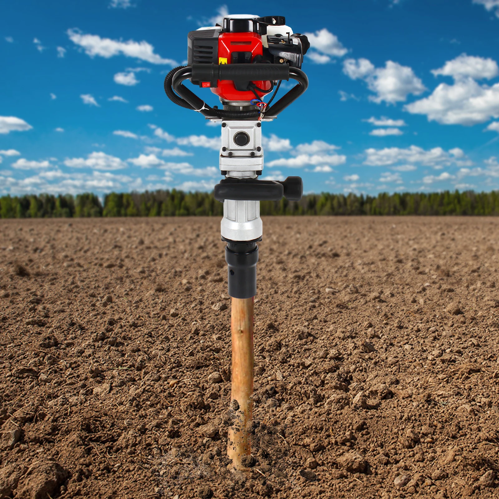 Piling-Machine-High-Efficient-Gas-Powered-t-Post-Driver-900W-for-Fences ...