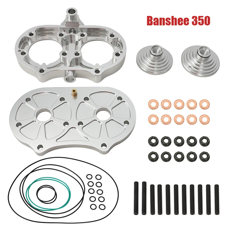 For Yamaha Banshee 350 1987 - 2006 Billet Cool Head with 21cc Domes O ...
