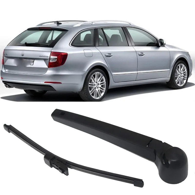 16" Car Rear Wiper Blade Blades Back Window Wipers Arm For Skoda Superb ...